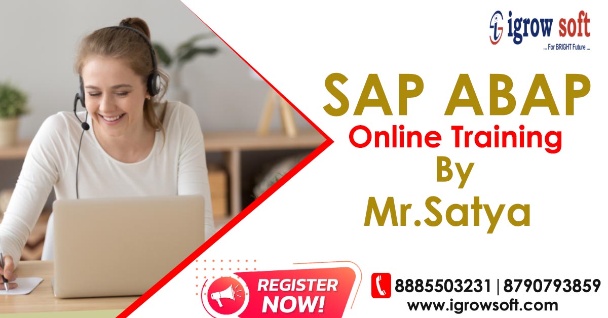 SAP ABAP Online Training in Hyderabad | Igrowsoft