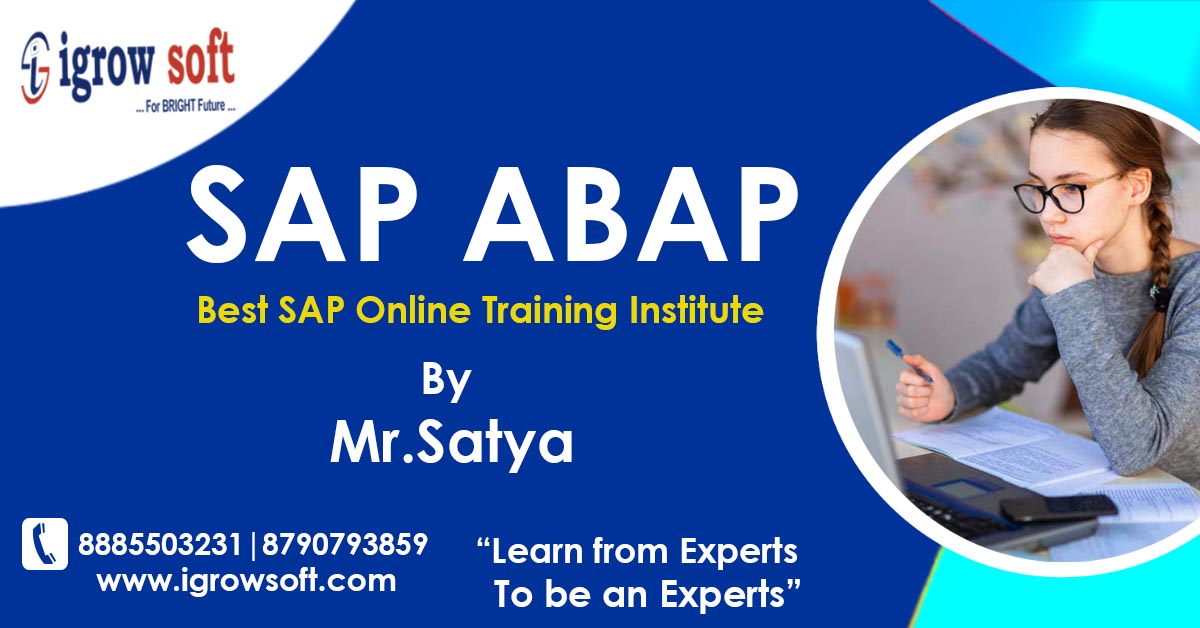 Best SAP ABAP Online Training Institute in Ameerpet