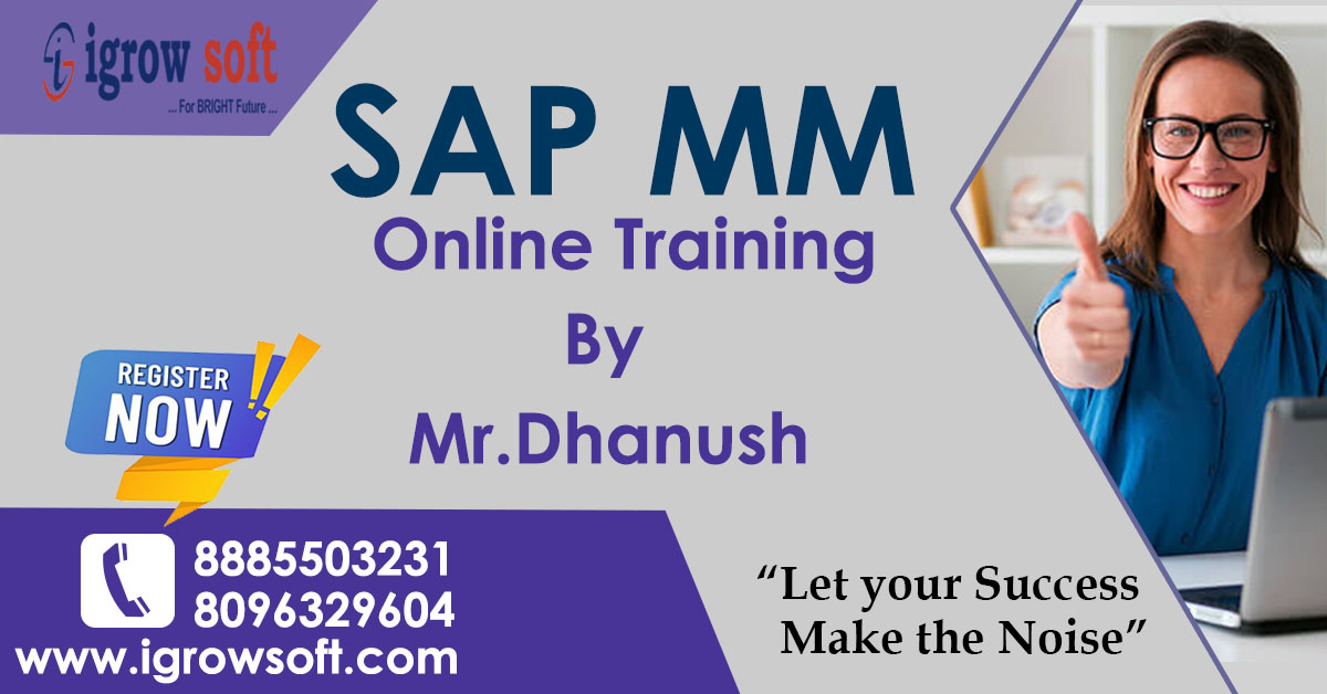 One of the Best SAP MM Training from Igrowsoft in Hyderabad