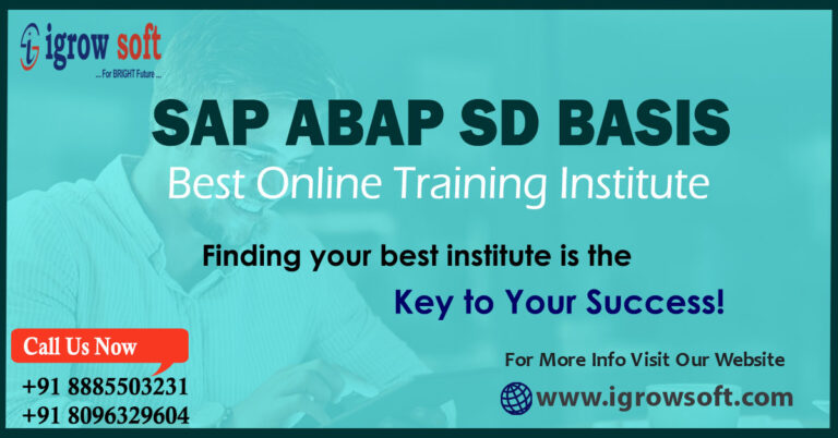 Best SAP ABAP SD BASIS Training Institute in Hyderabad