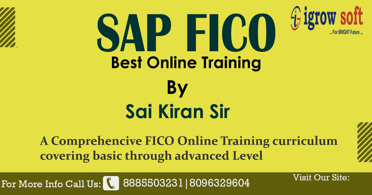 Top SAP FICO Online Course Training Institute in Bangalore